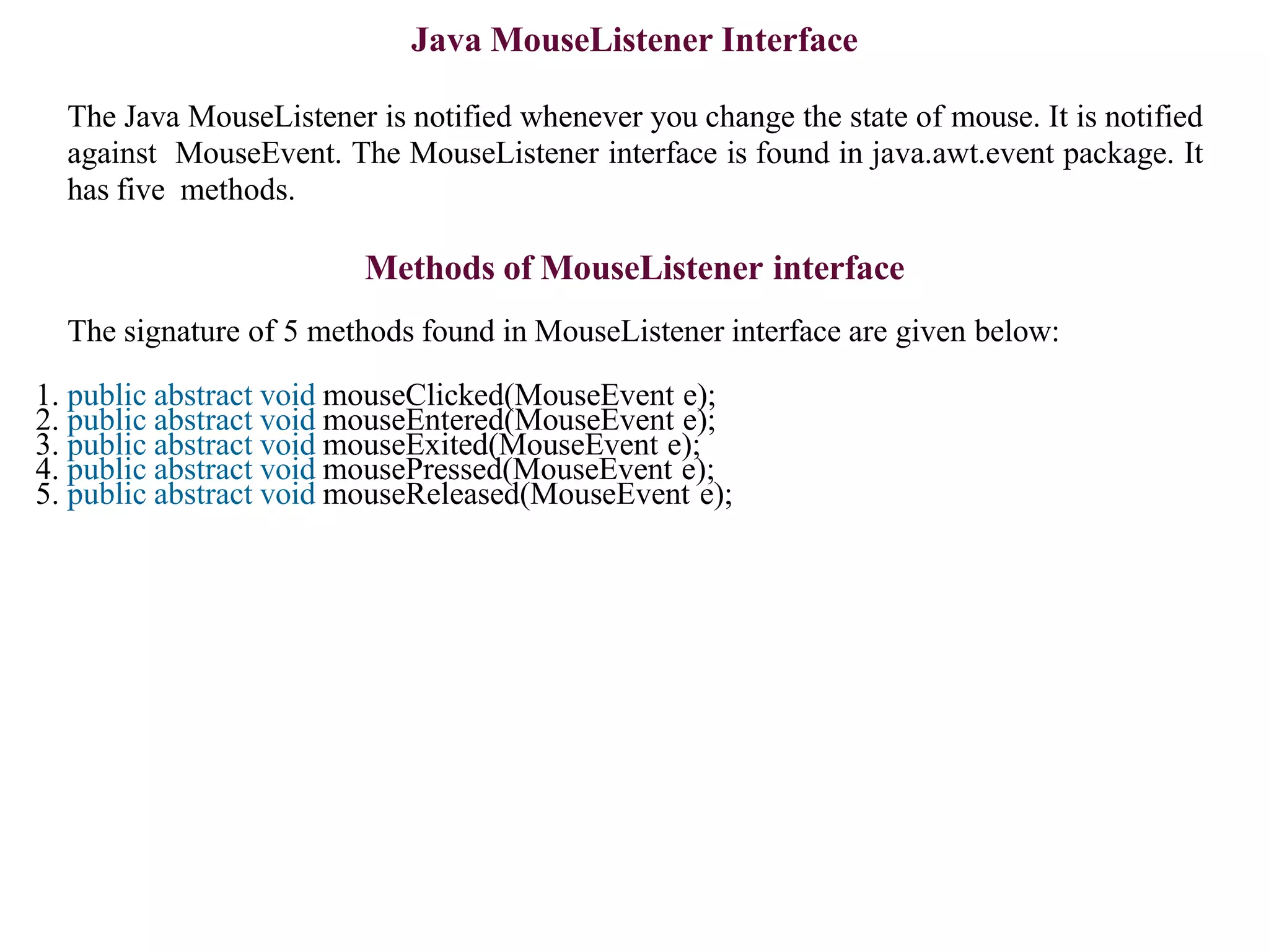Event handling | PPTX