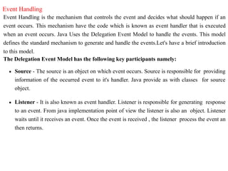 Event handling | PPTX