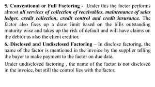 Unit 5 Factoring and Forfaiting - FIS | PPT | Free Download