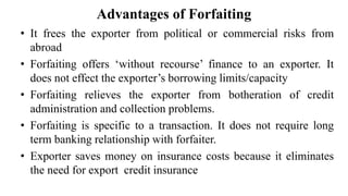 Unit 5 Factoring and Forfaiting - FIS | PPT