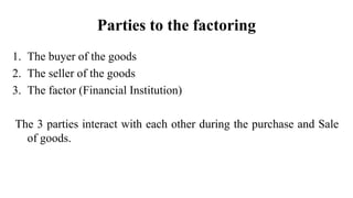 Unit 5 Factoring and Forfaiting - FIS | PPT
