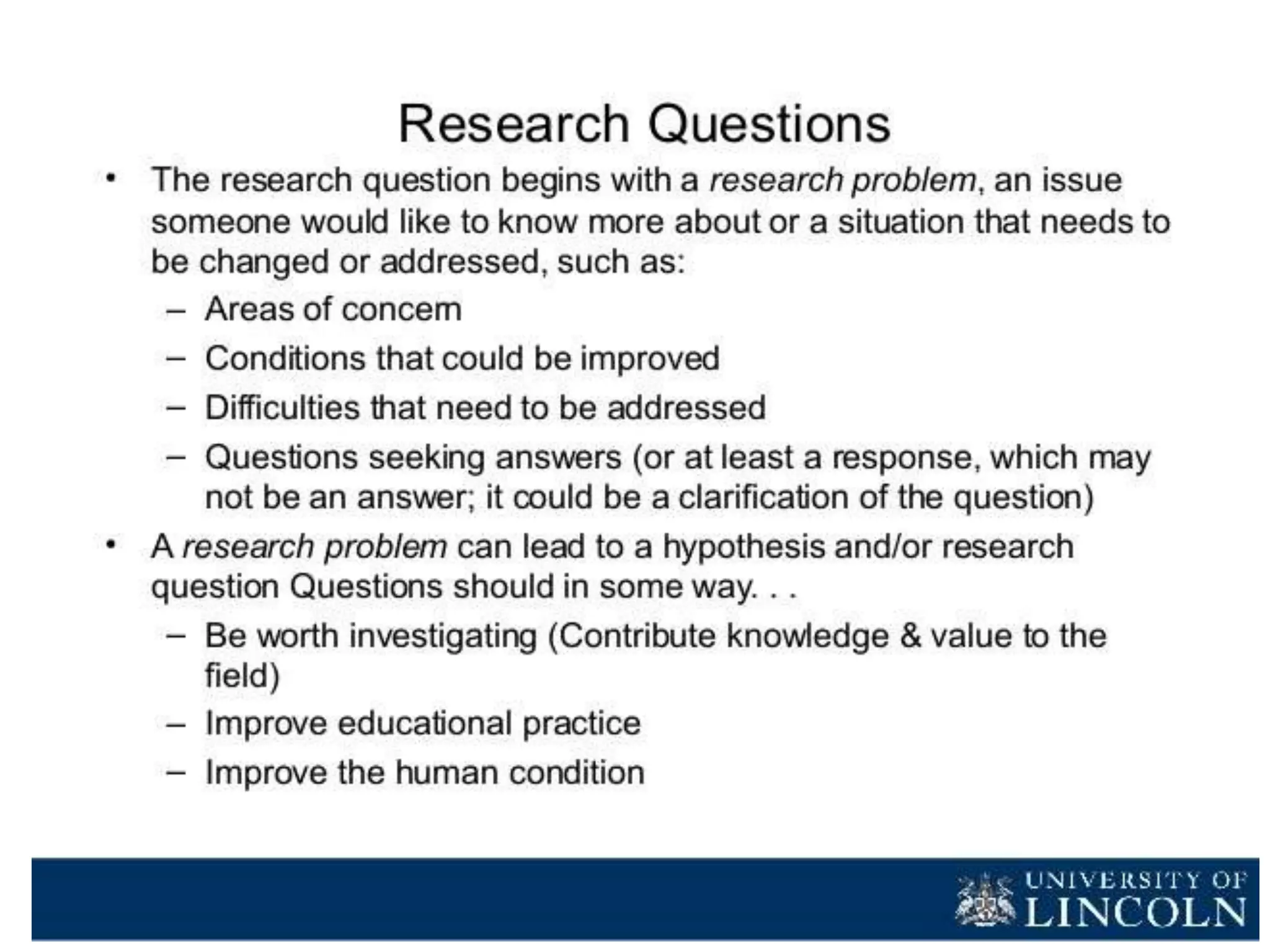 Unit 5 formulation of research question & hypothesis | PPT