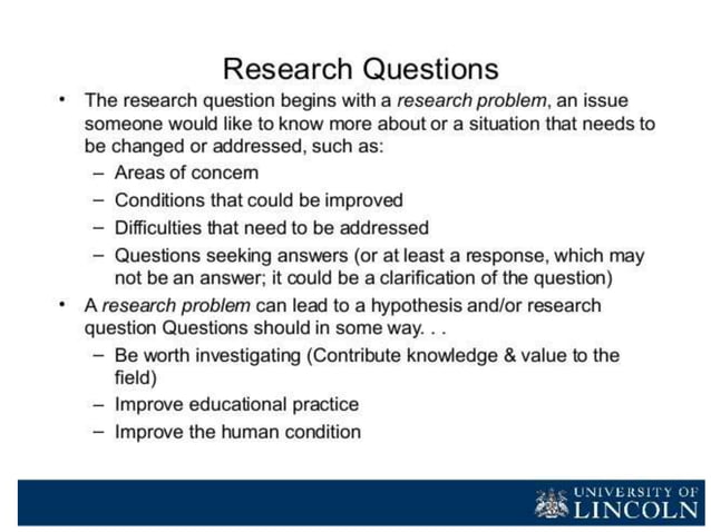 Unit 5 formulation of research question & hypothesis | PPT