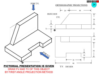 Engineering Graphics - Freehand Sketching | PPTX | 3-D Graphics ...