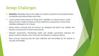 Unit -5 IOT[1]design challenges in IOT. pptx | PPTX