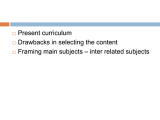 PROBLEMS IN THE CURRICULUM CONTENT | PPTX