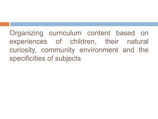 PROBLEMS IN THE CURRICULUM CONTENT | PPTX