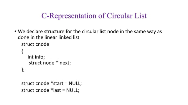 Unit 5 linked list | PPT