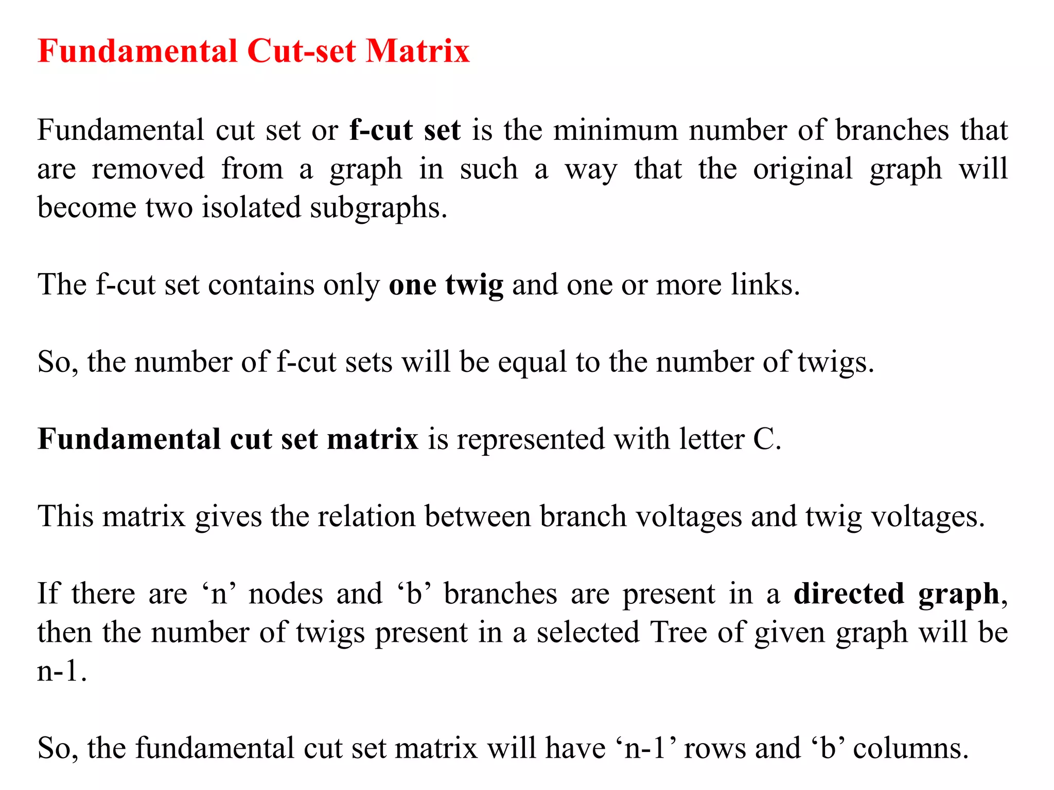 Electrical Network Topology | PPTX