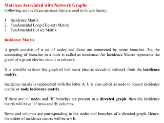 Electrical Network Topology | PPTX