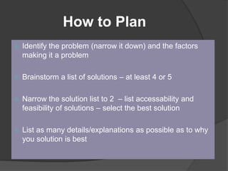 problem-solution essay - | PPTX
