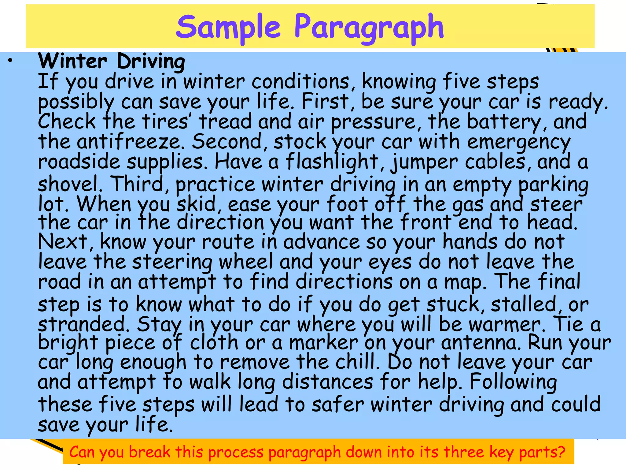 Process Paragraph | PPTX