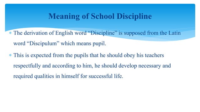 Unit 5 school discipline and classroom management | PPTX