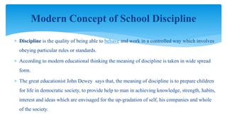 Unit 5 school discipline and classroom management | PPTX