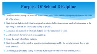 Unit 5 school discipline and classroom management | PPTX