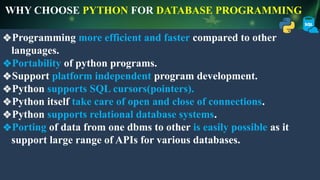 unit-5 SQL 1 creating a databse connection.pptx
