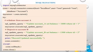 unit-5 SQL 4.1 TRANSACTIONS in sql .pptx