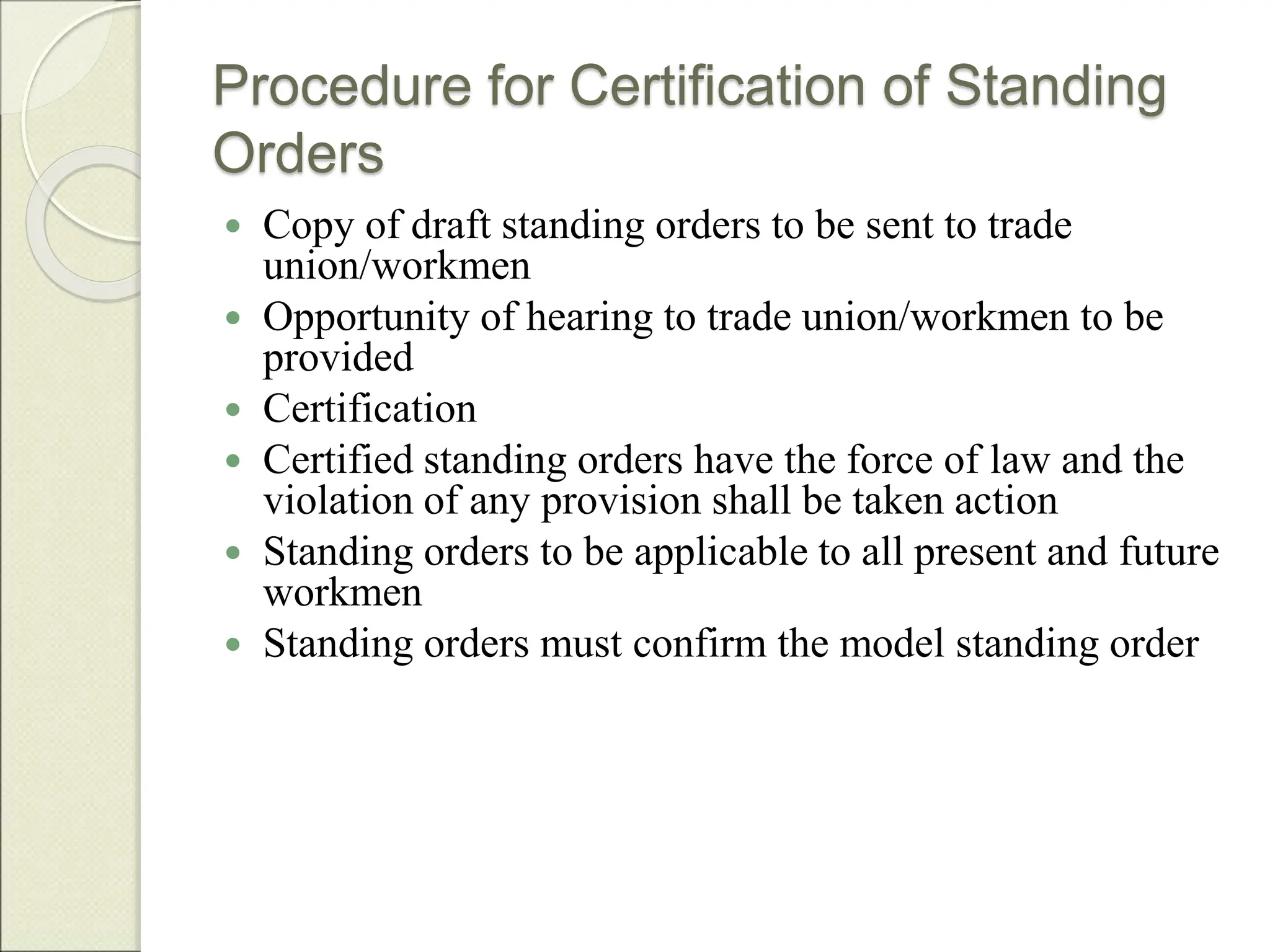 Unit-5 standingordersact1946 (1).pptPOPNIKJHYRTDFSDSADS | PPT