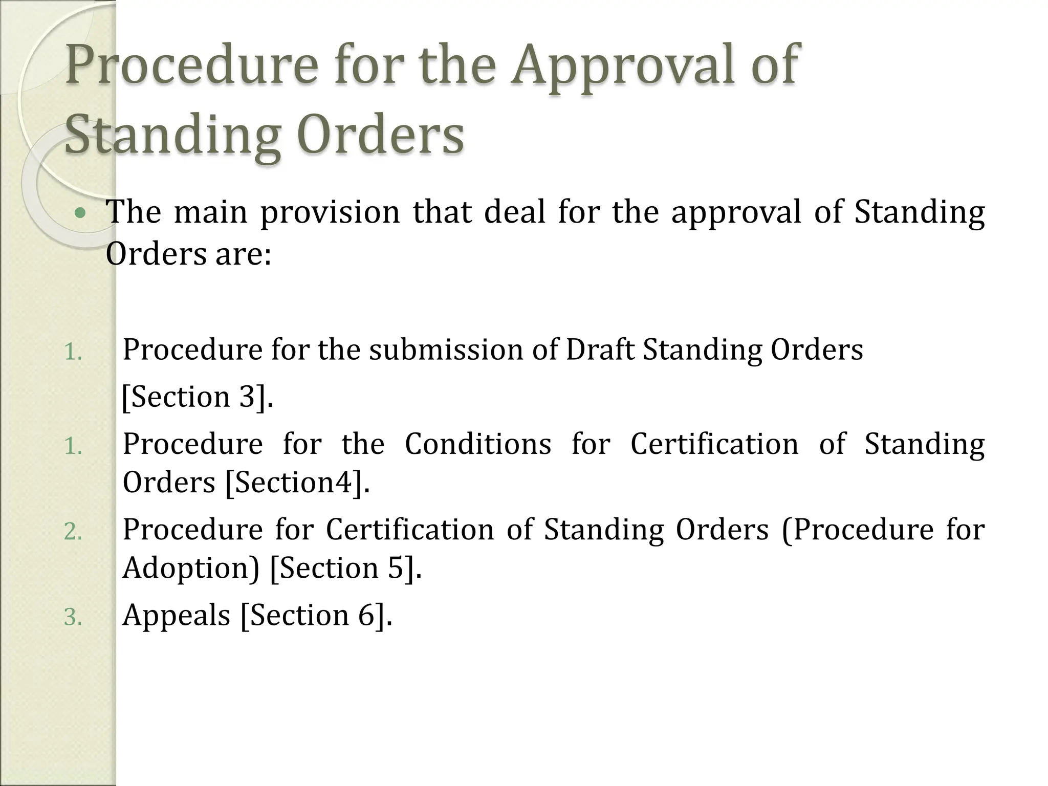 Unit-5 standingordersact1946 (1).pptPOPNIKJHYRTDFSDSADS | PPT