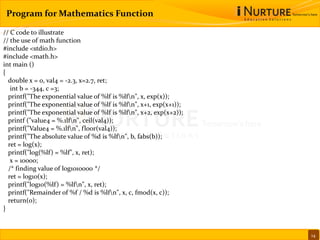 unit-5 String Math Date Time AI presentation | PPT