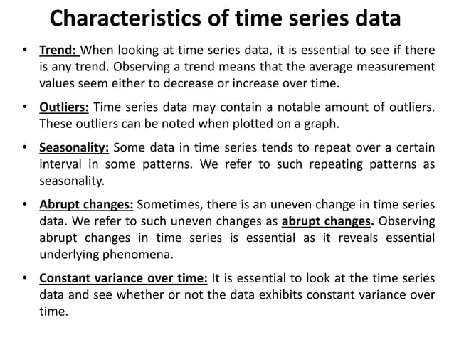 Unit-5 Time series data Analysis.pptx | Technology & Computing