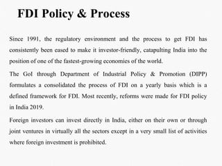 FDI Policy in India | PDF