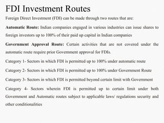 FDI Policy in India | PDF