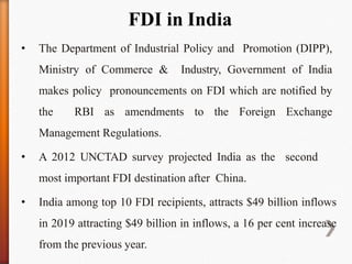 FDI Policy in India | PDF