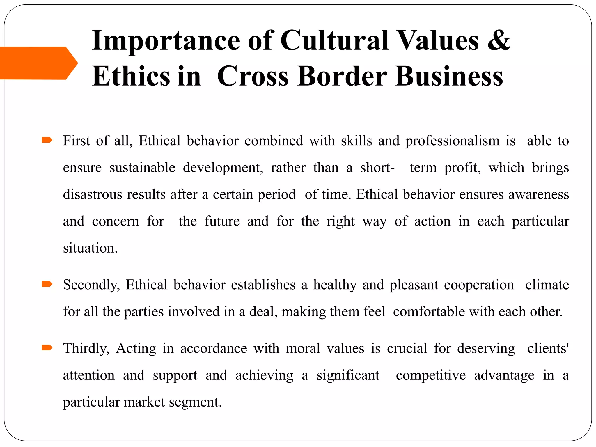 Culture and Ethics | PDF