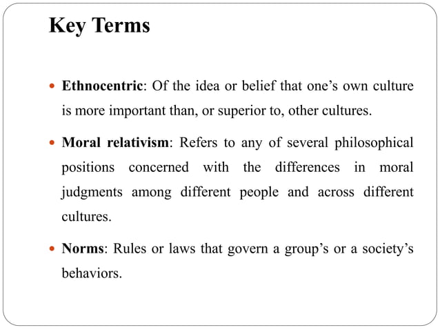 Culture and Ethics | PDF