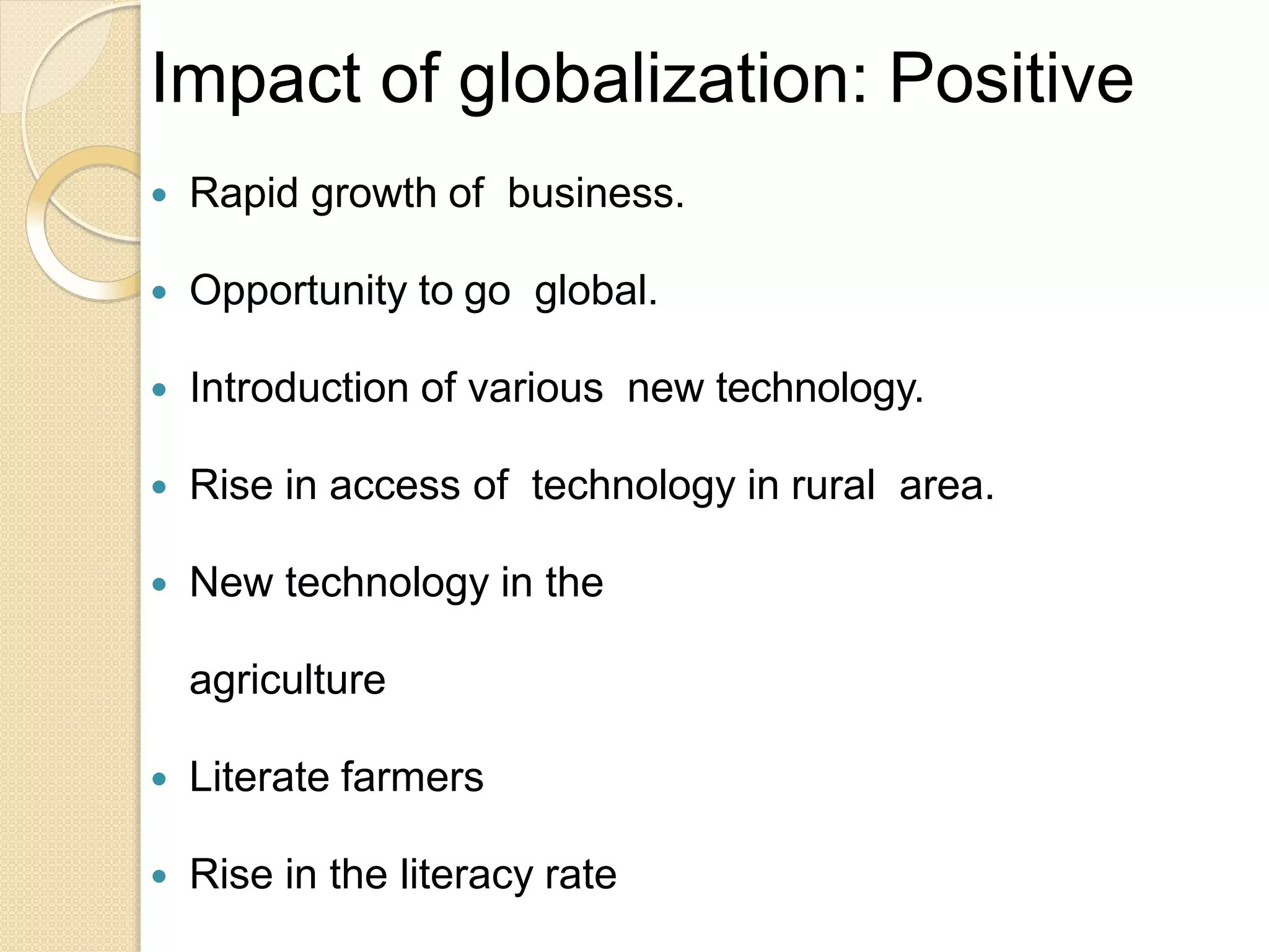 Unit 5 topic-5(globalisation-nature and stages) | PDF