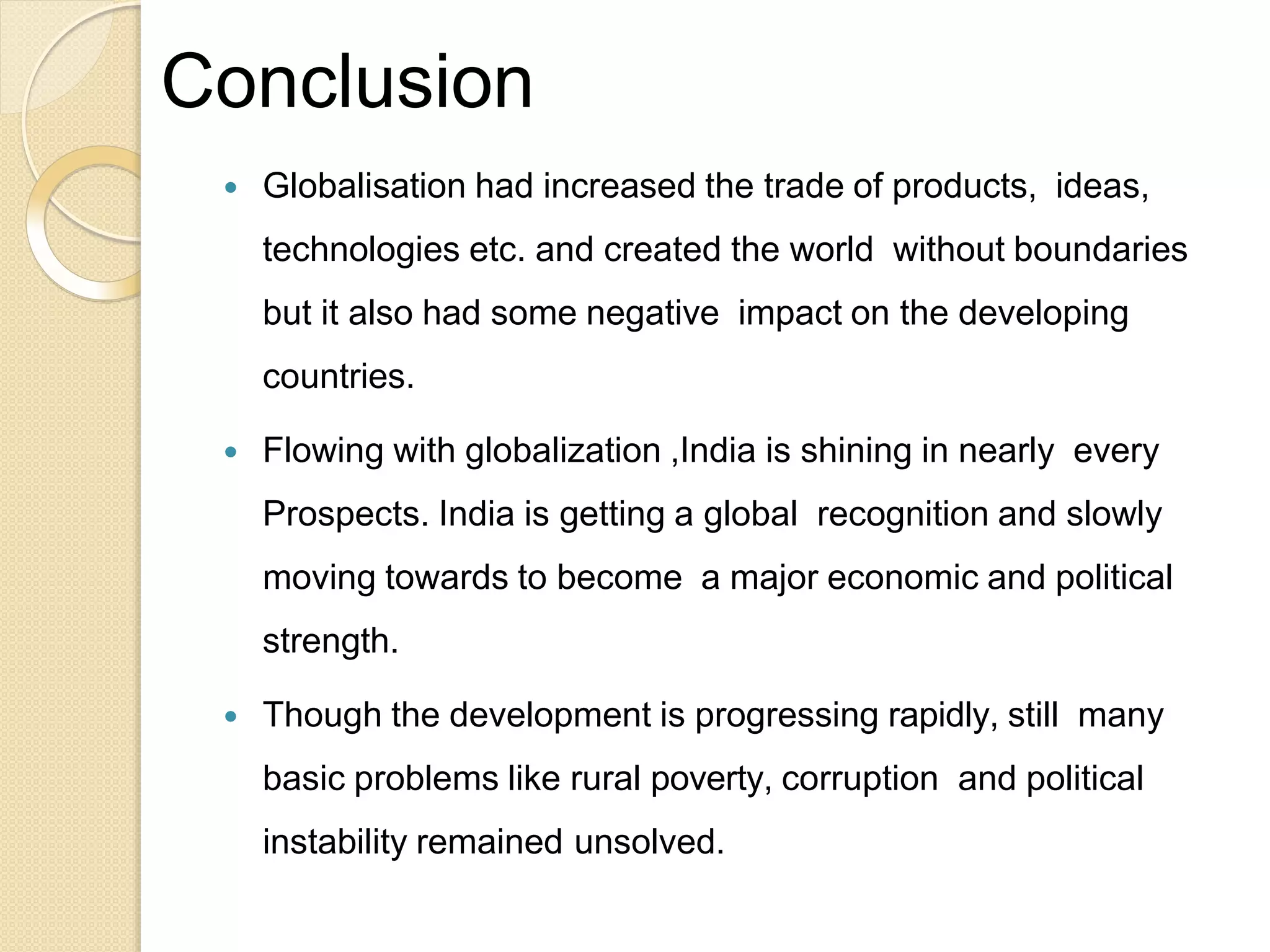 Unit 5 topic-5(globalisation-nature and stages) | PDF