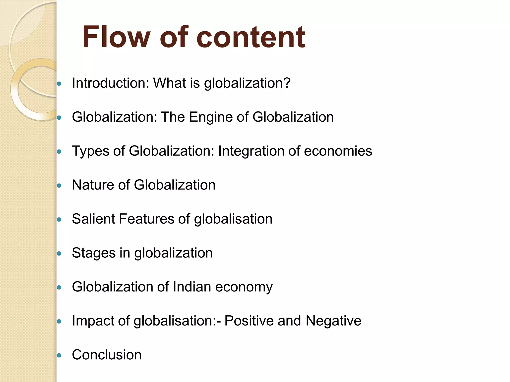 Unit 5 topic-5(globalisation-nature and stages) | PDF