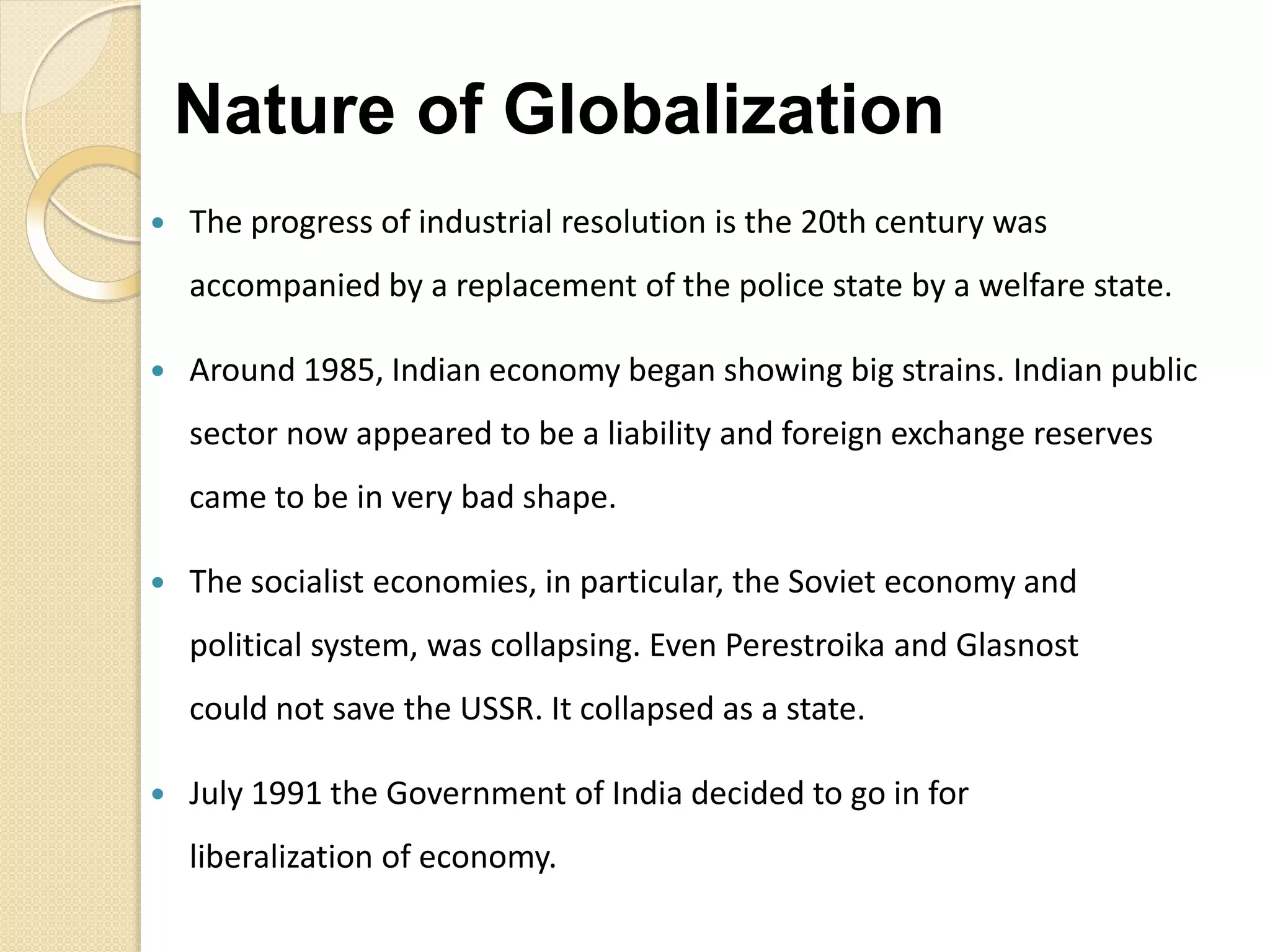 Unit 5 topic-5(globalisation-nature and stages) | PDF
