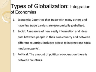 Unit 5 topic-5(globalisation-nature and stages) | PDF