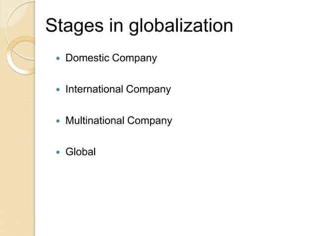 Unit 5 topic-5(globalisation-nature and stages) | PDF | Large Business ...