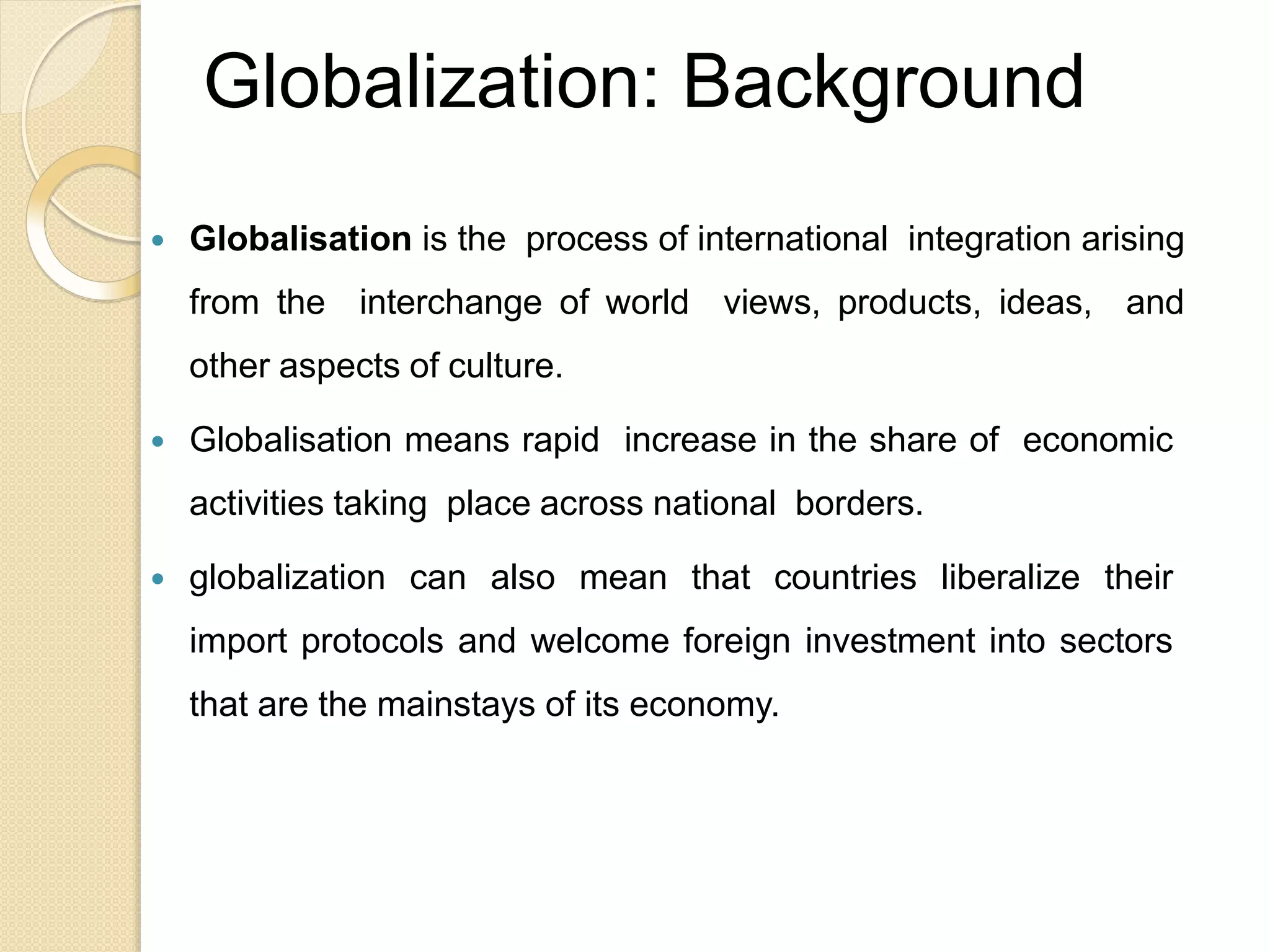 Features of Globalization | PPTX