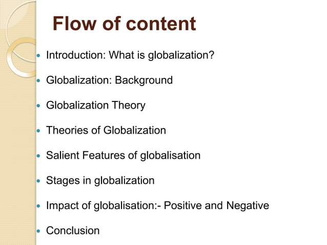 Features of Globalization | PPTX