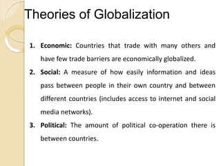 Features of Globalization | PPTX