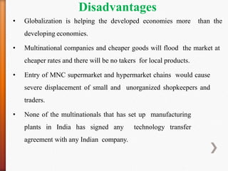MNCs: Definition, features and Advantages -Disadvantages | PDF