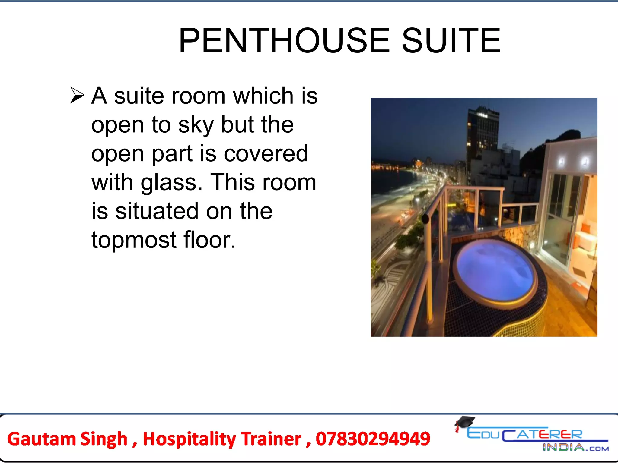 types-of-room-and-its-layout | PDF | Hotels and Motels | Travel Type
