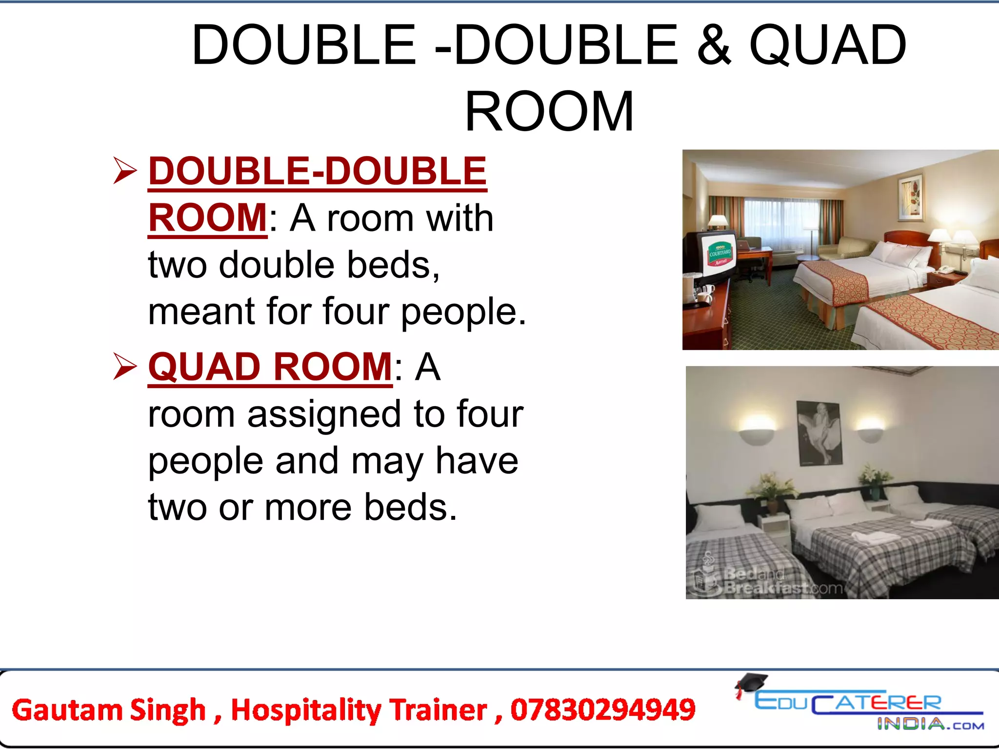 types-of-room-and-its-layout | PDF | Hotels and Motels | Travel Type