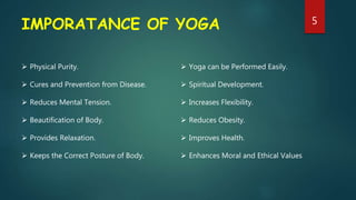 UNIT - 5 YOGA | PPTX
