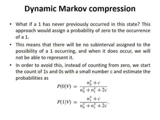 DCDR Unit-6 Predictive Coding | PDF