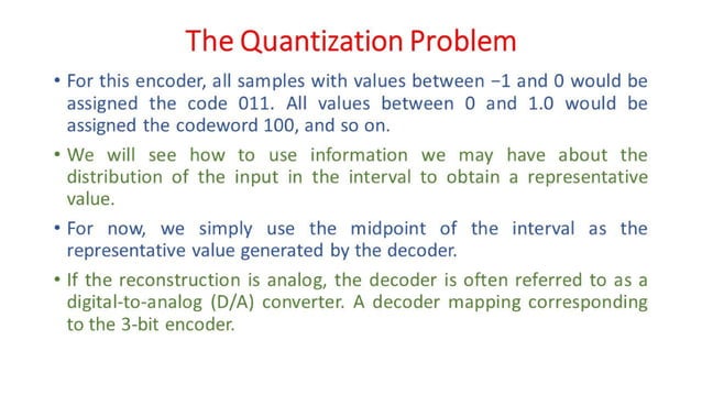 DC - Unit - 6 - Mathematical Preliminaries for Lossy Coding | PPT