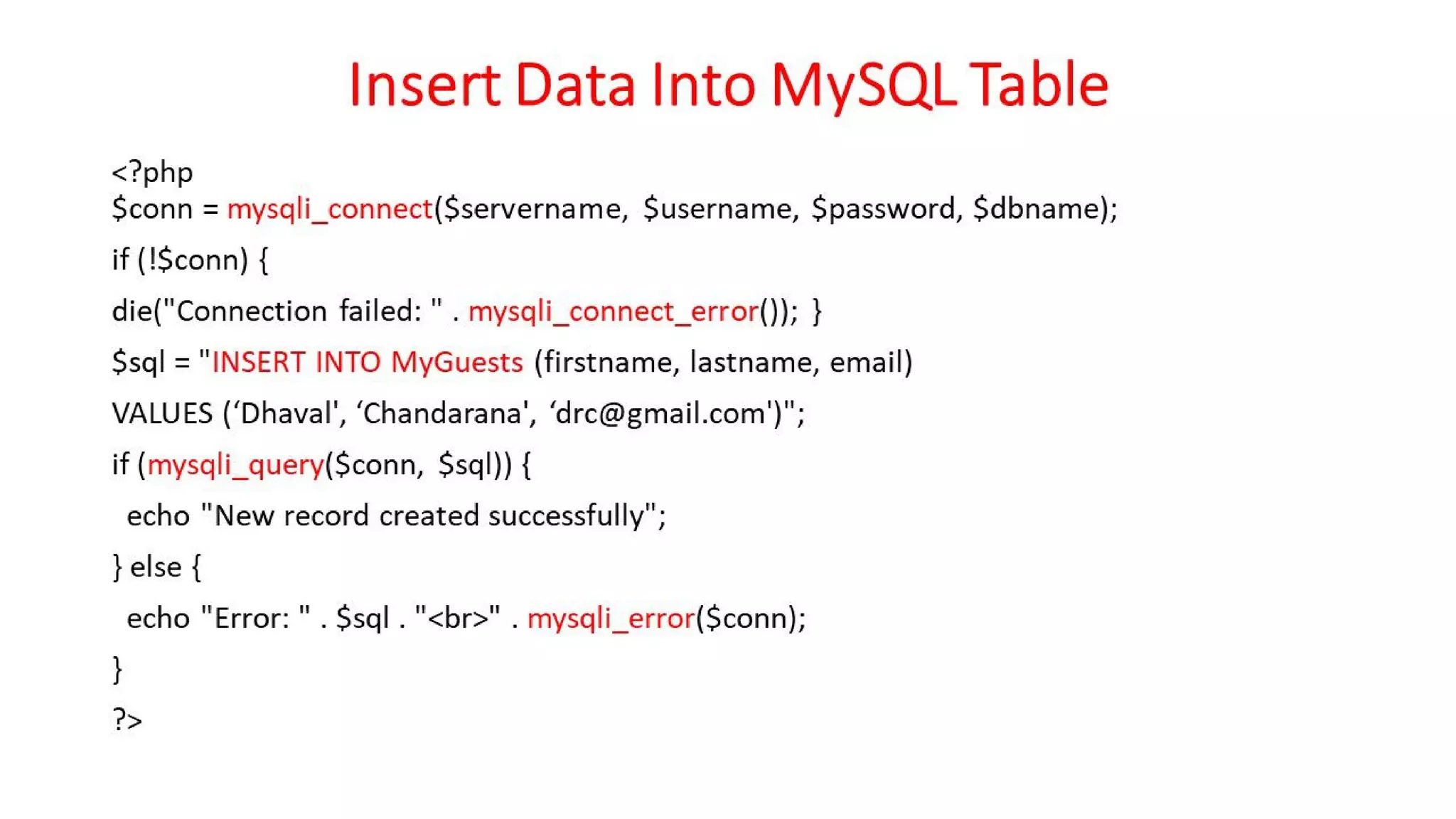 WD - Unit - 6 - Database Connectivity using PHP | PDF