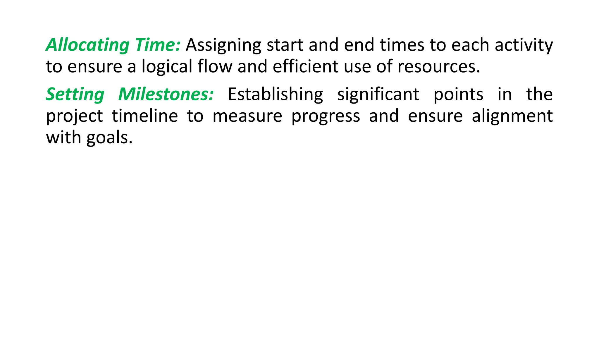 Activity Planning: Objectives, Project Schedule, Network Planning Model ...