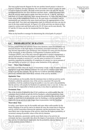 Planning time scale network analysis and network diagrams | PDF
