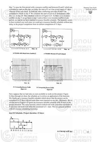 Planning time scale network analysis and network diagrams | PDF