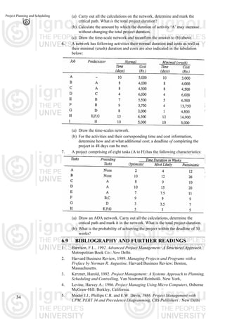 Planning time scale network analysis and network diagrams | PDF